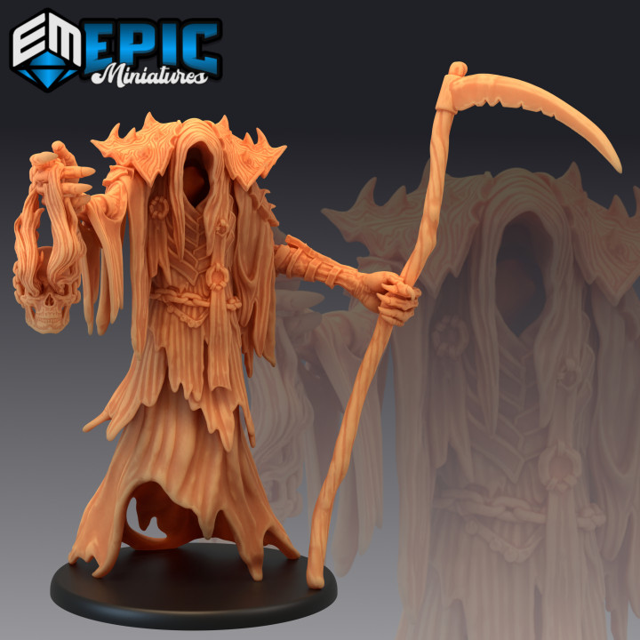 3D Printable Death Set / Grim Reaper / Life Taker / Graveyard Encounter ...