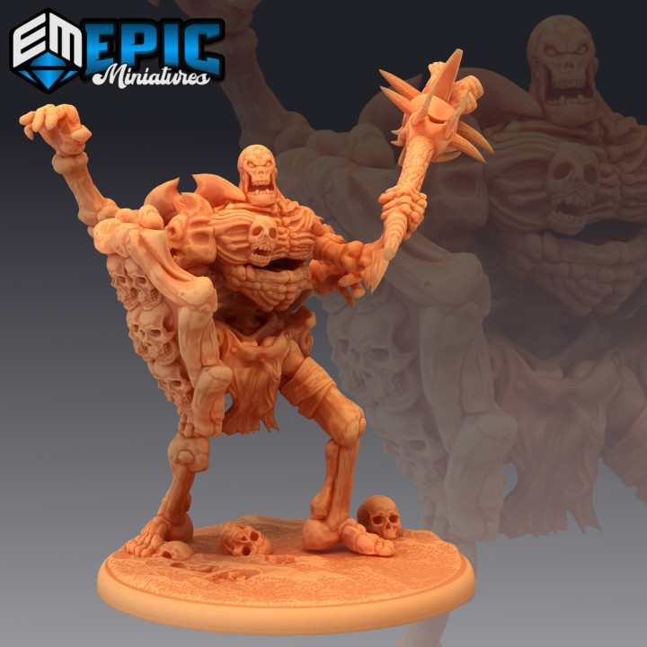 3D Printable Human Bone Golem Set / Skeleton Giant Construct / Undead ...