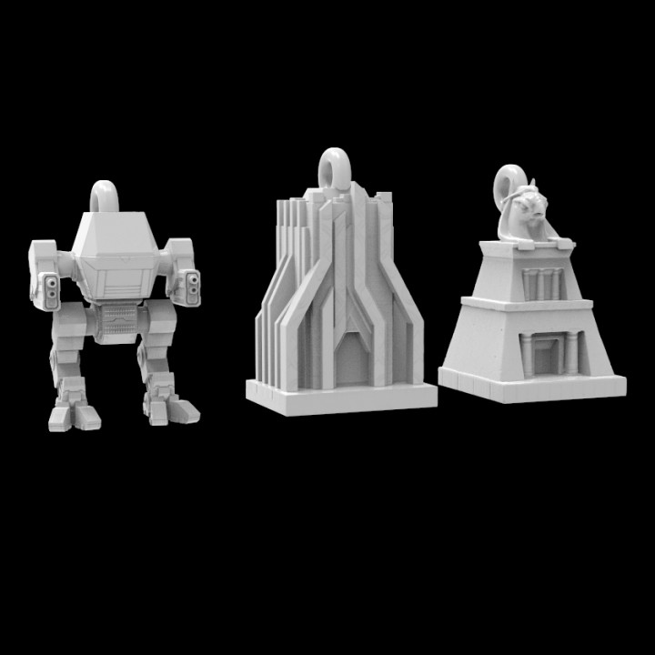 3D Printable 15 Keychains :: Possibly Cool Dice Tower 2 by Black ...