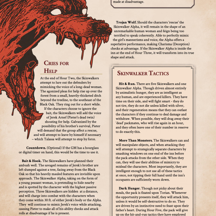 3D Printable Skinwalker - BUST (FREE if you join our tribe for just $7. ...