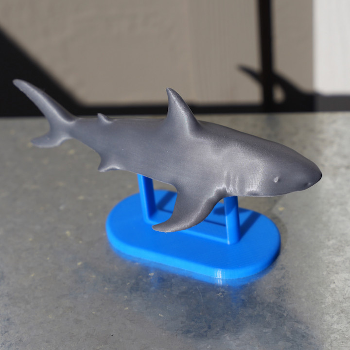 3D Printable Shark by Philippe Barreaud