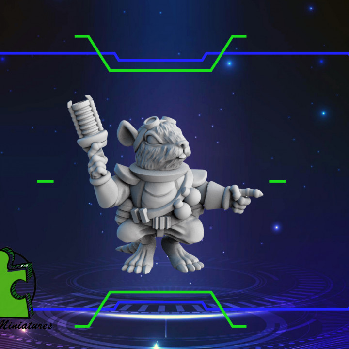 3D Printable Space Marauders by celia fermoselle