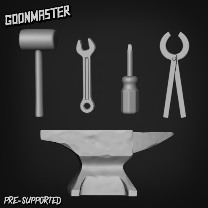 3D Printable Basing Bits 61 - Tools by Goon Master