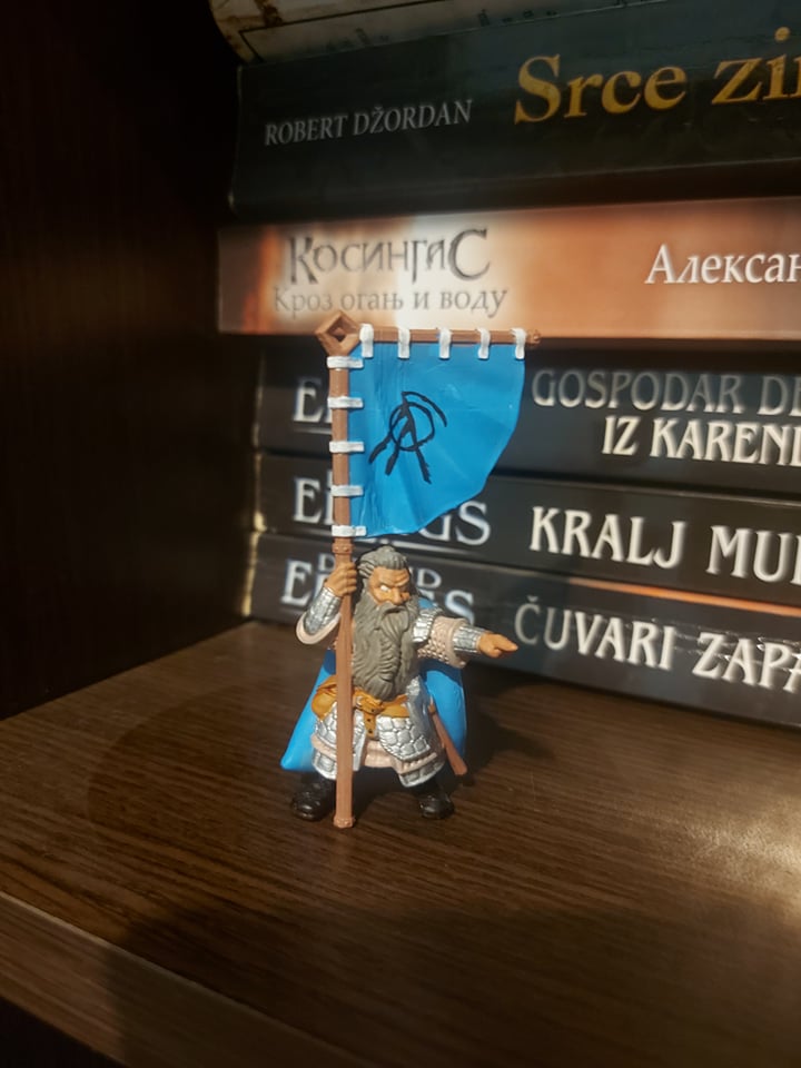 3D Printable Andvari, Banner Bearer of the Saphire Ridges by Medbury ...