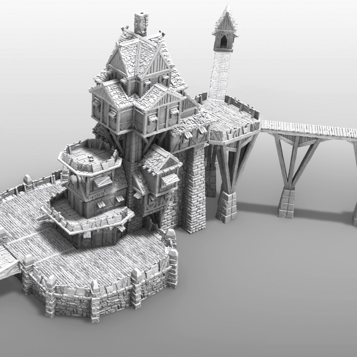 3D Printable THE 2 Foot Tower by GameScape3D