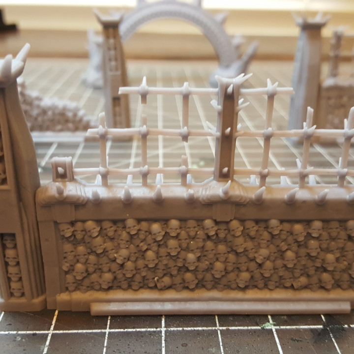 3D Printable Hellscape Themed Scatter Terrain by Sync Ratio Systems