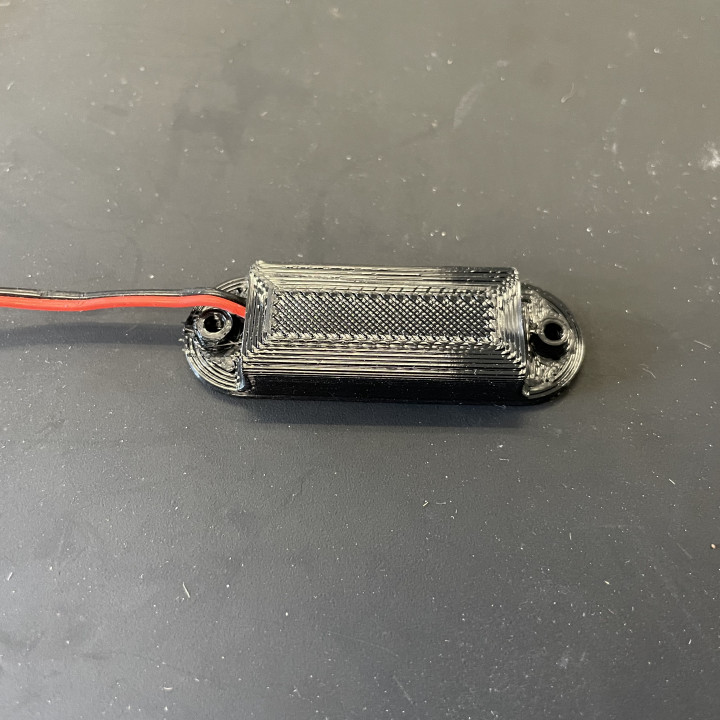 3D Printable RC Car Trackmate Transponder Mount by Josh