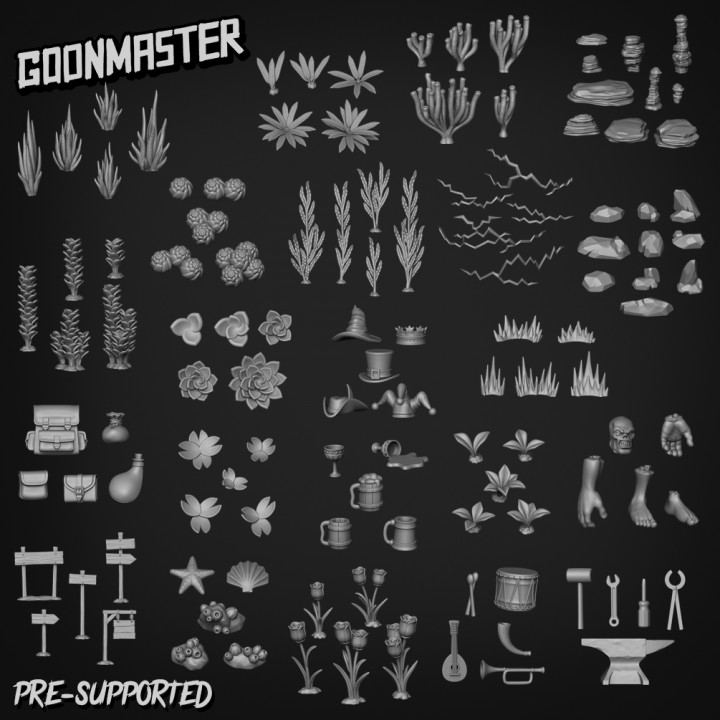 3D Printable Basing Bits Campaign - MyMiniFactory