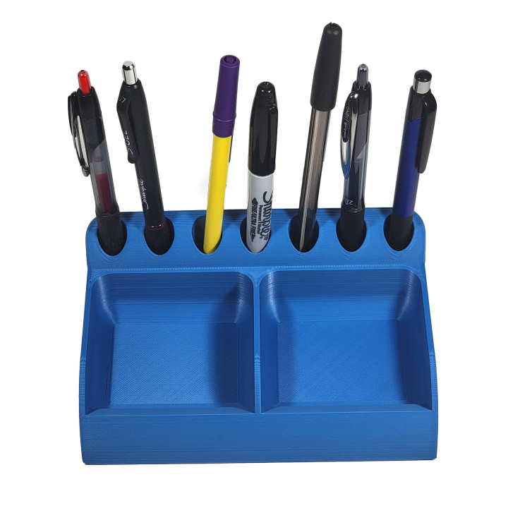 3D Printable Handy Desk Organizer by Ballistomatic Designs