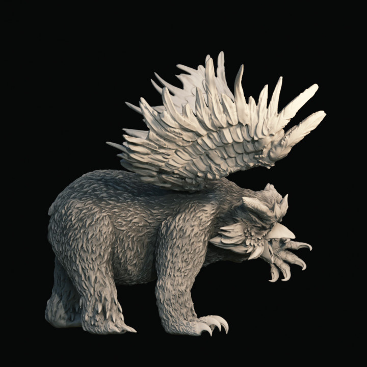 3D Printable Winged Owlbear by 2moronic miniatures