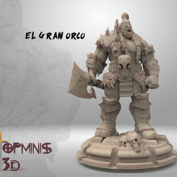 3D Printable ORCO PARA JUEGOS DE ROL by Ignacio Berbel Garcia