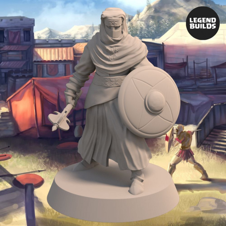 3D Printable FREE – Night’s Cult Follower With Mace – Pose 1 – 3D ...