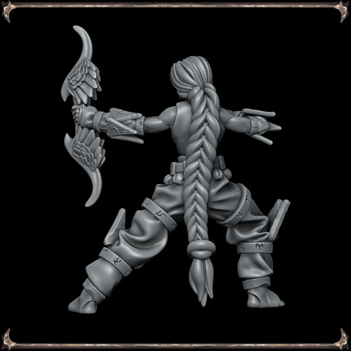 3D Printable Acrobat Savant Archer by RocketPigGames