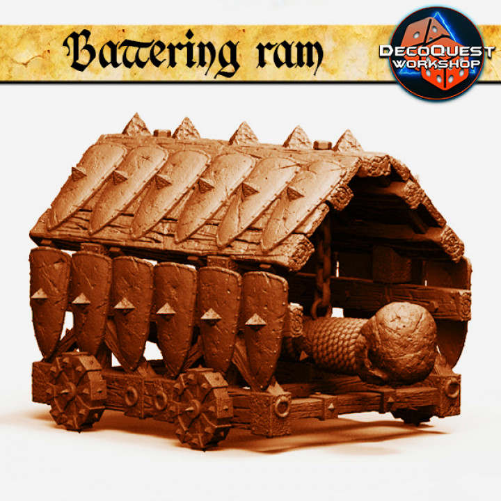 3D Printable Battering Ram by DecoQuest Workshop