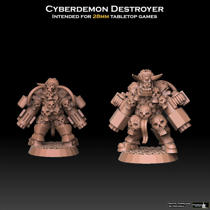Descargar Cyberdemon Destroyer de Sharedog Miniatures