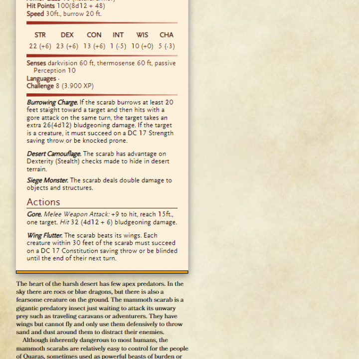 3D Printable Mammoth Scarab by HolzKopf14