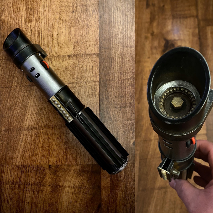 3D Printable Darth Vader Hilt by Ryan Boundy