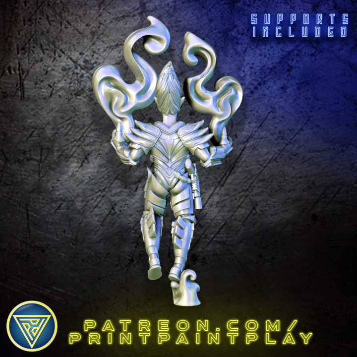 3D Printable Space Drow Death Squad Set by Print Paint Play