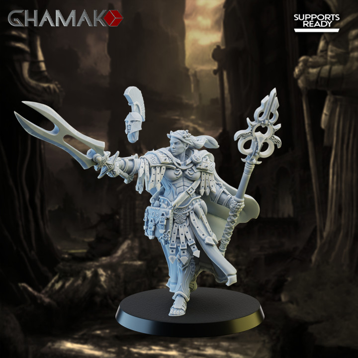 3D Printable Spartans Invoker 4 Female by Ghamak