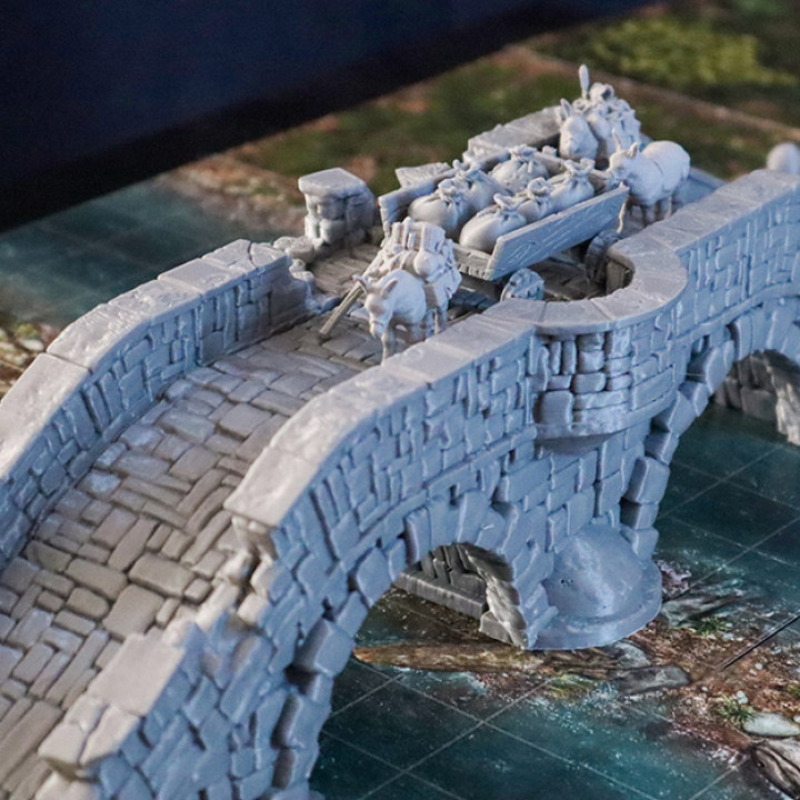 3D Printable Modular Bridge by Black Scrolls Games