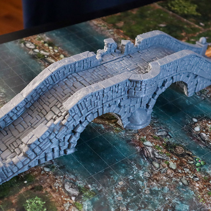 3D Printable Modular Bridge by Black Scrolls Games