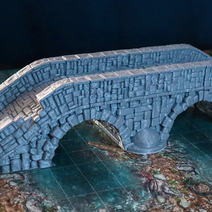 3D Printable Modular Bridge by Black Scrolls Games
