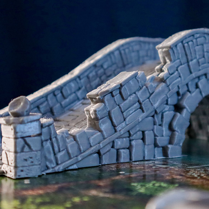 3D Printable Modular Bridge by Black Scrolls Games