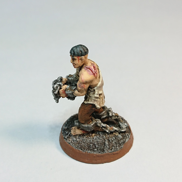 3D Printable Sir Ragnar in chains by Mangouste