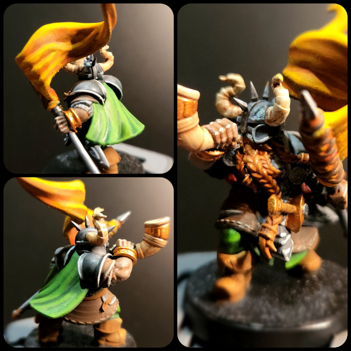 3D Print of Dwarf Army Commander by Utgar_