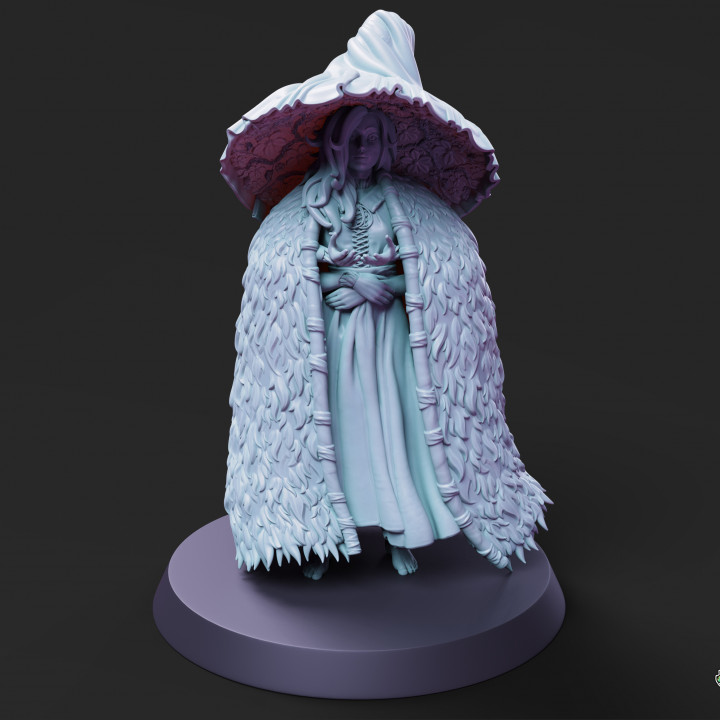 3D Printable Fey Guide Pose 1 - 4 Variants and Pinup by PSMiniatures