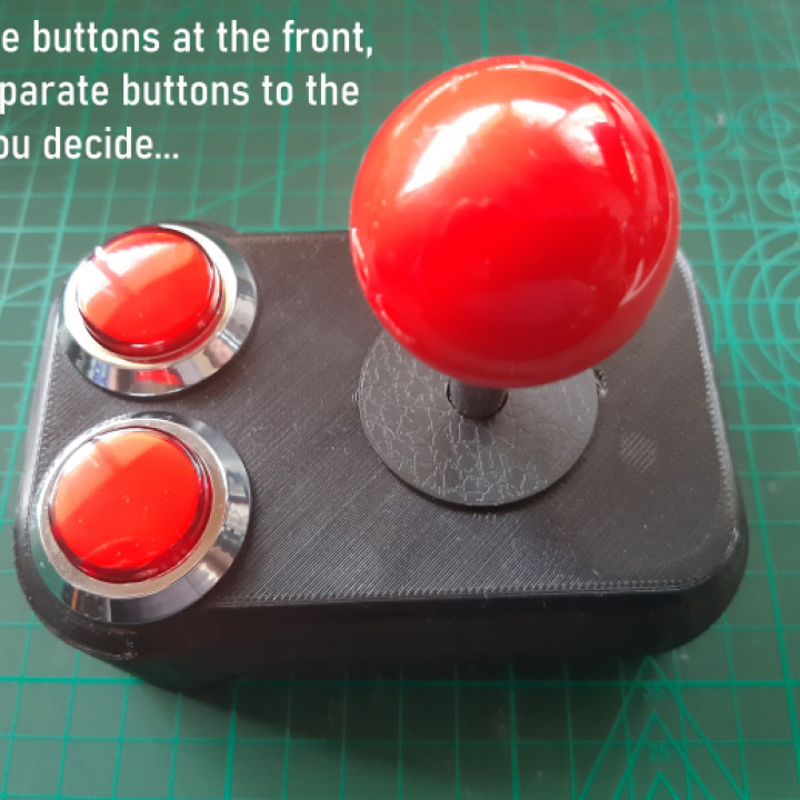 3D Printable "The Compact" Retro joystick made from arcade parts - STL ...