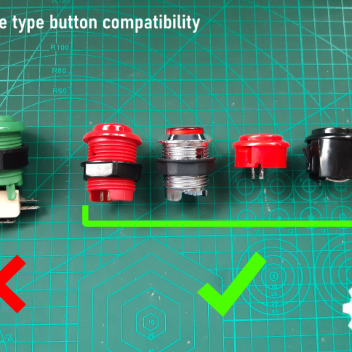 3D Printable "The Wide" Retro joystick made from arcade parts -STL ...