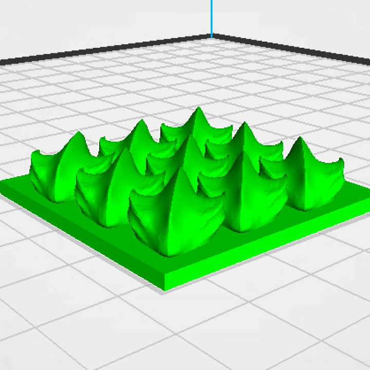 3D Printable Shark Skin Denticle Layout by Brian