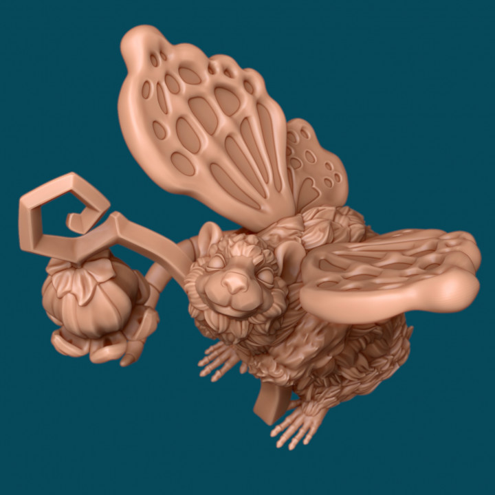 3D Printable Eustass the Fey-rat by Awkward Penguin's Minis