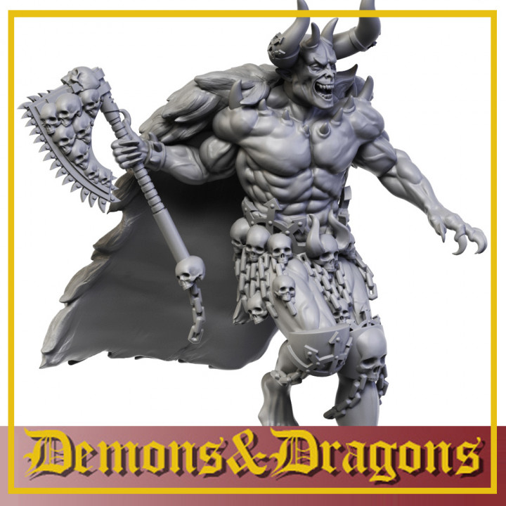 3D Printable Demon Lord by Sergeant Hammer