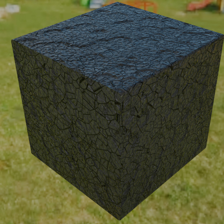 3D Printable Procedural Rock Material by SDPM Esare