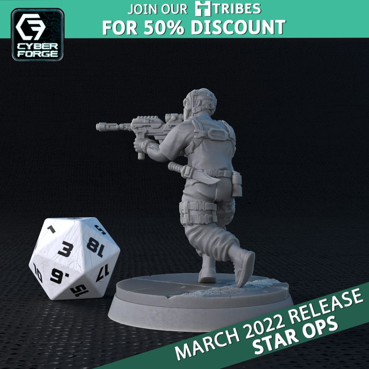 3D Printable Octans - Star Ops - Cyber Forge Miniatures March 2022 by ...