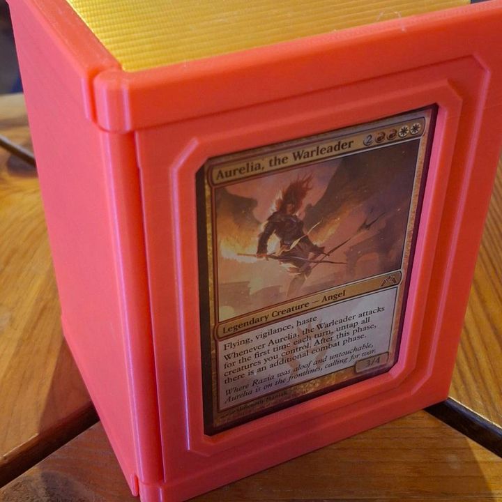 3D Print of False Book Deck Box - Showcase Commander/EDH Frame - Holds ...