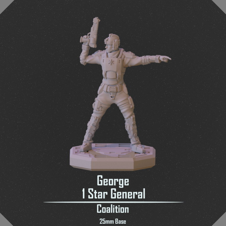 3D Printable 1 Star General by Vesper Project
