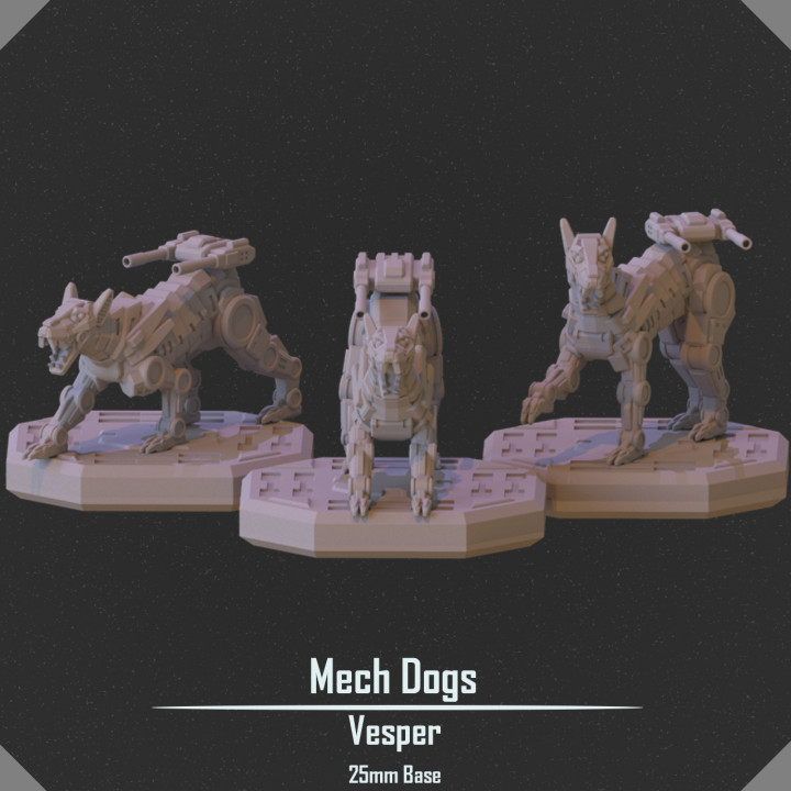 3D Printable Mech Dog by Vesper Project