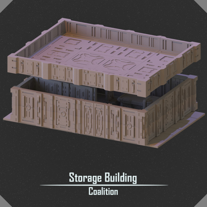 3D Printable Storage Building by Vesper Project