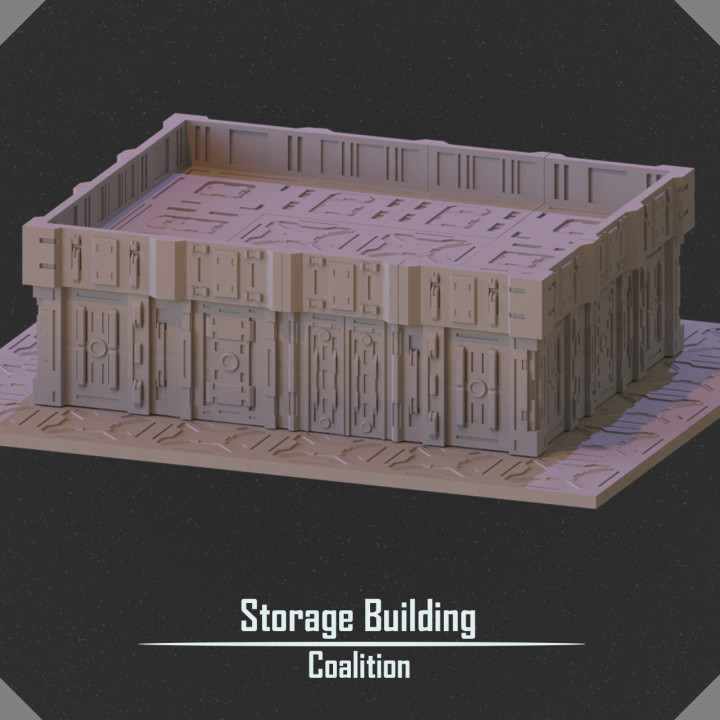 3D Printable Storage Building by Vesper Project