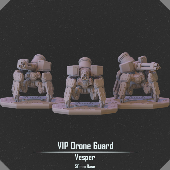 3D Printable VIP Drone Guard by Vesper Project
