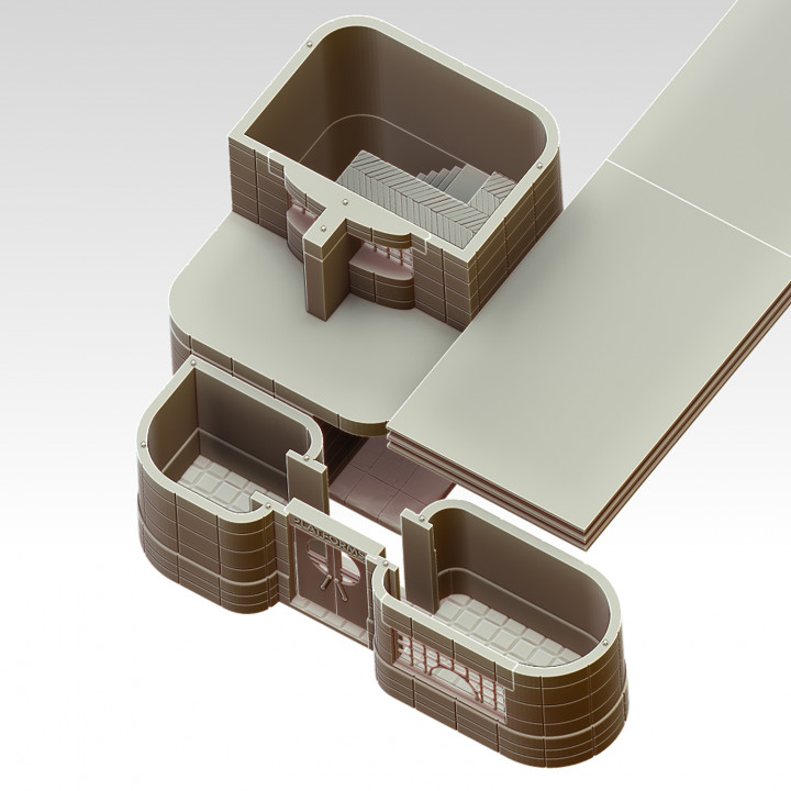 3D Printable Metropolis Bus Depot by Multiverse