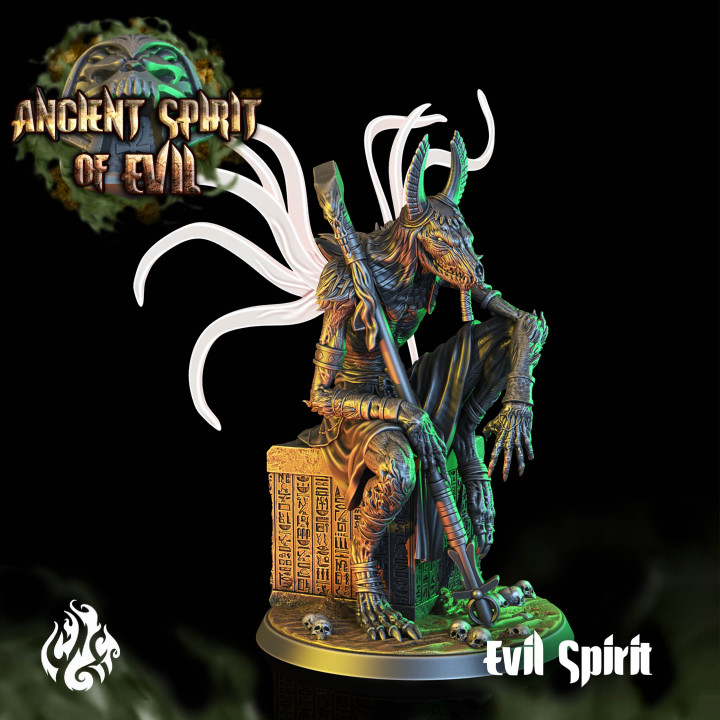 3D Printable Ancient Spirit of Evil by Crippled God Foundry