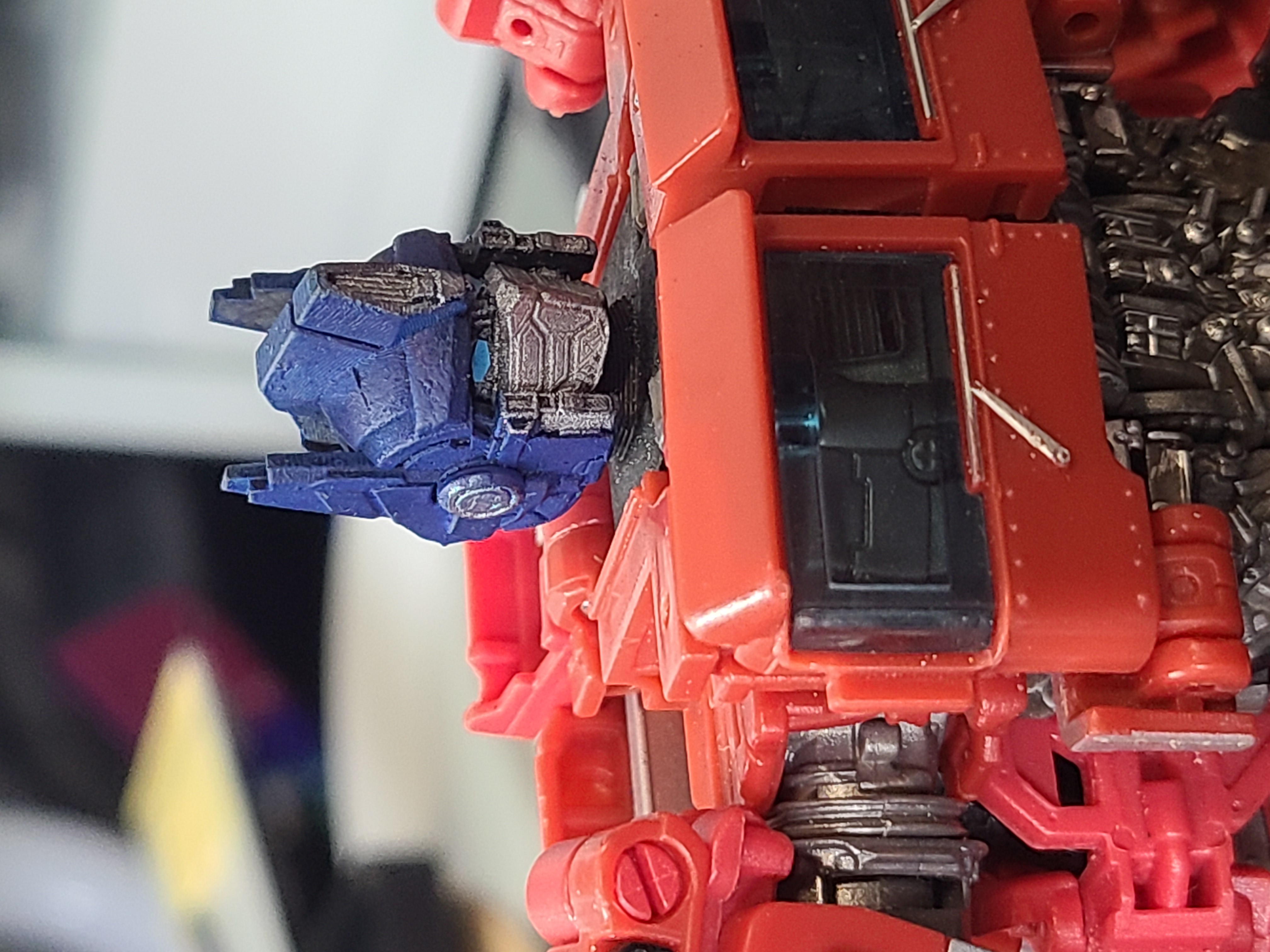 3D Print of OPTIMUS PRIME HEAD by kennethabar