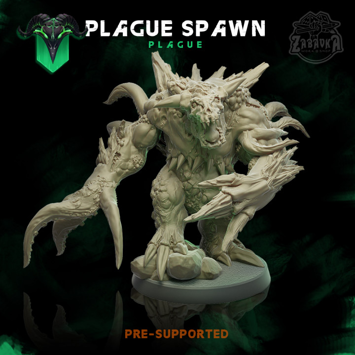3D Printable Plague Spawn - The Army of Plague by Zabavka Workshop
