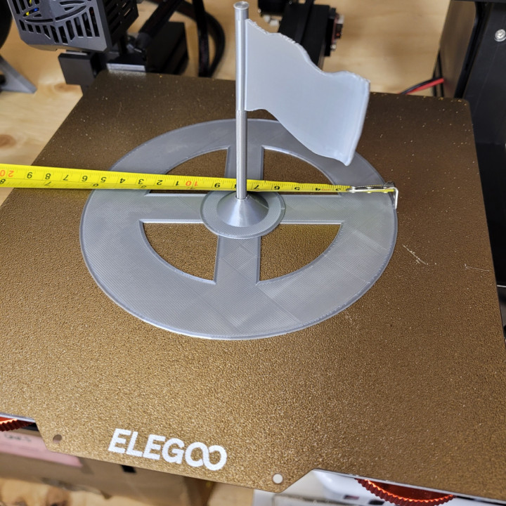 3D Printable Objective Markers with Flags by Jacob Wiens
