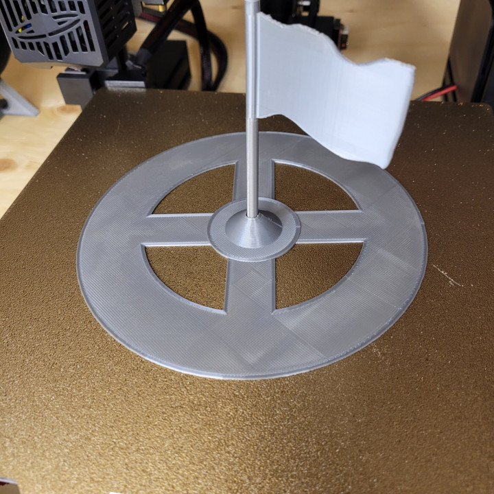 3D Printable Objective Markers with Flags by Jacob Wiens