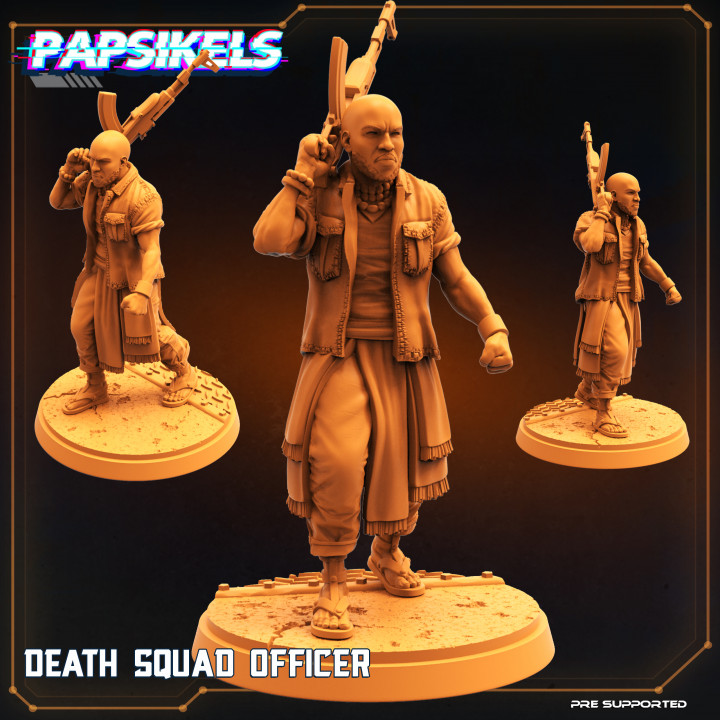 3D Printable DEATH SQUAD OFFICER by PAPSIKELS MINIATURES